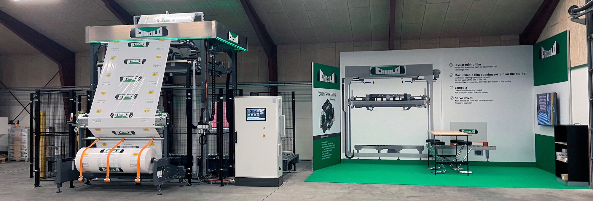 Stretch hood machines | Efficient Packaging | Ehcolo